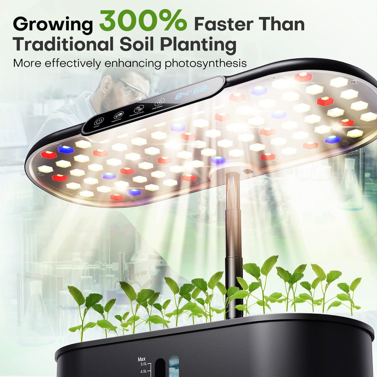 12 Seed Pods Smart Garden with Temp and humidity – Ahopegarden